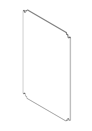 Spacial CRN - Bakelite mount. plate 600x400 - 3D CAD | Schneider Electric