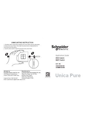 Instruction Manual DND/MMR Switch _MFR3 | Schneider Electric