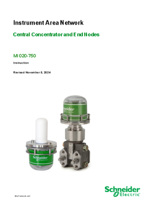 Instrument Area Network. Central Concentrator and End Nodes. Master ...