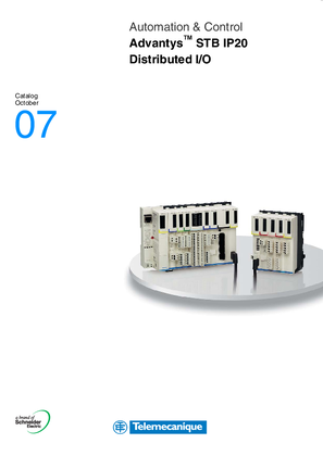 Advantys™ STB Distributed I/O Catalog Catálogo | Schneider Electric