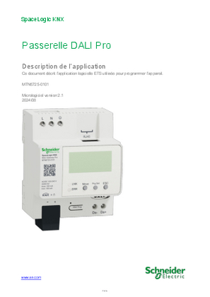 Passerelle DALI Pro-Description de l’application | Schneider Electric