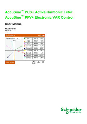 PowerLogic AccuSine PCS Plus_User-Manual | Schneider Electric