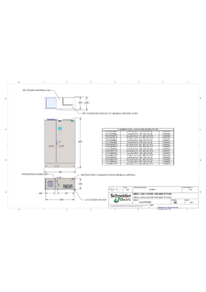Small Enclosure 600-690V IP31_N2 - Dimensional Drawing | Schneider Electric