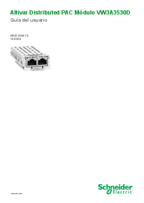 Módulo Altivar dPAC VW3A3530D - Guía del usuario Guía de usuario ...