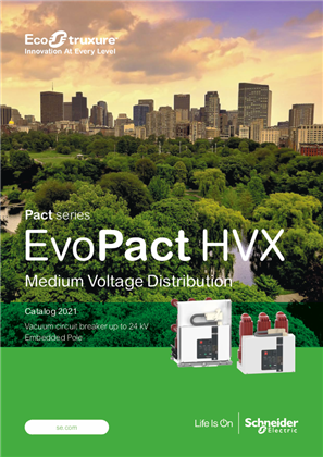 Catalog EvoPact HVX Embedded Pole Vacuum Circuit Breaker up to 24kV ...