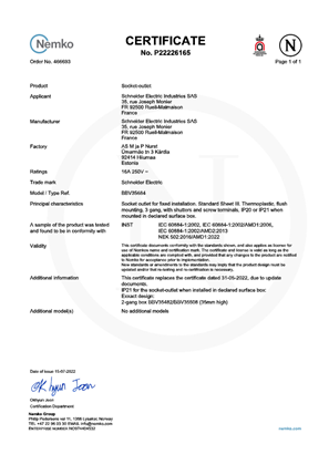 NEMKO Certificate Certifikat | Download Center Schneider Electric
