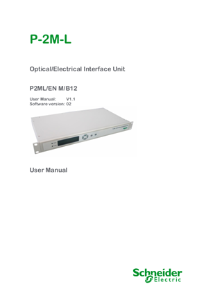 P-2M-L, Manual (User Guide) P2ML/EN M/B12 Guía de usuario | Descargas ...