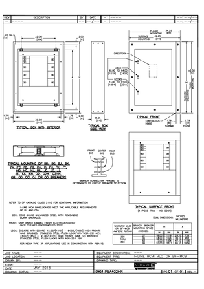 I-Line HCM MLO Panelboards 400-800 Amp 27-99 Max. Branch Breaker ...