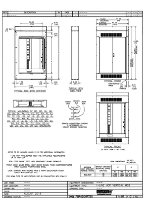 I-LINE HCP MB PANELBOARDS 600-800 AMP 36"-72" MAX. BRANCH BREAKER ...