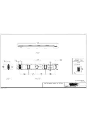 225A 240V BUSWAY STRAIGHT 4FT BLK ENH CAD | Schneider Electric