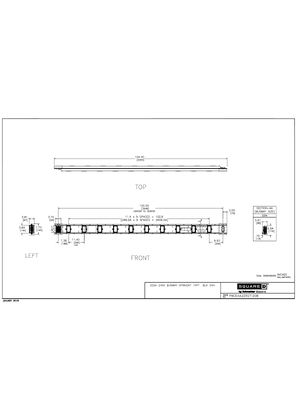 225A 240V BUSWAY STRAIGHT 10FT BLK ENH CAD | Schneider Electric USA