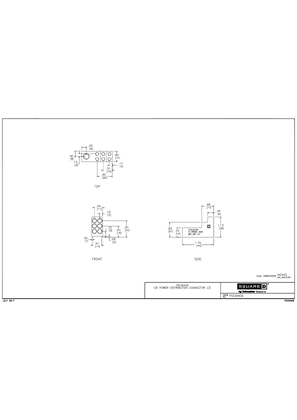CB POWER DISTRIBUTION CONNECTOR 3 Dimensions Maßzeichnung | Schneider ...