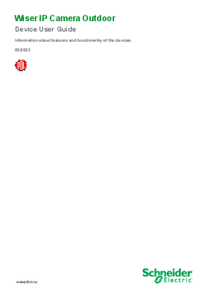 Wiser IP Camera Outdoor (PDL) - Device user guide | Schneider Electric