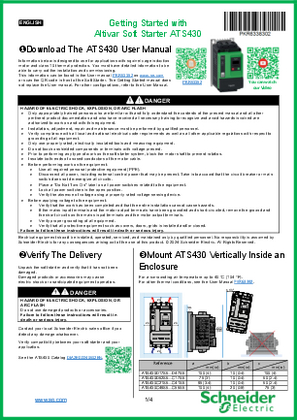 Getting started with ATS430 | Schneider Electric