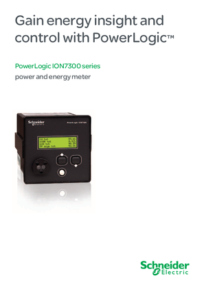PowerLogic ION7330/ION7350 power and energy meters Tập quảng cáo | Tải ...