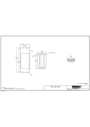 HOMELINE LOAD CENTERS LOAD CENTER COVER Technical Drawing | Schneider ...