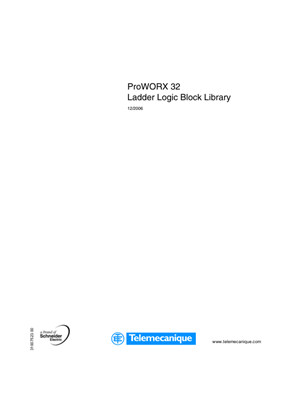 ProWORX User Manual and Ladder Logic User Guide | 슈나이더 일렉트릭