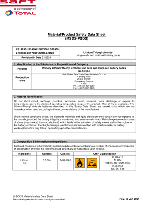 msds document