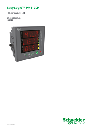 EasyLogic™ PM1120H series User Guide | Schneider Electric