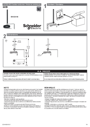 T300 2G-3G-4G Outdoor Antenna Installation guide User guide | Schneider ...