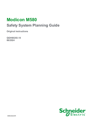 Modicon M580, Safety System Planning Guide | Schneider Electric
