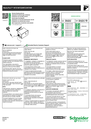 Remote Racking Device for MasterPacT MTZ1 / MTZ2 / MTZ3 Circuit ...