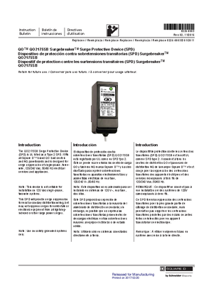 QO QO2175SB SurgebreakerTM Surge Protective Device (SPD) | Schneider ...