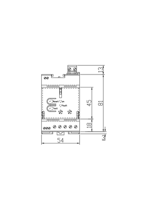 Mechanical drawings-Overall dimensions-FrontView Technical drawings ...
