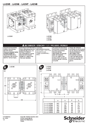 Instruction sheet - LAEM5-LAEM6-LAEM7, mechanical interlocks for ...