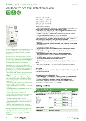 SE11822_Acti9Active_AFDD-pages Catalogo | Schneider Electric