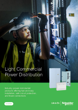 Light Commercial Power Distribution Catalogue | Schneider Electric