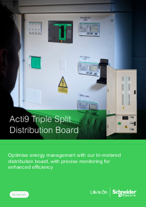 Acti9 Triple Split Distribution Board | Schneider Electric