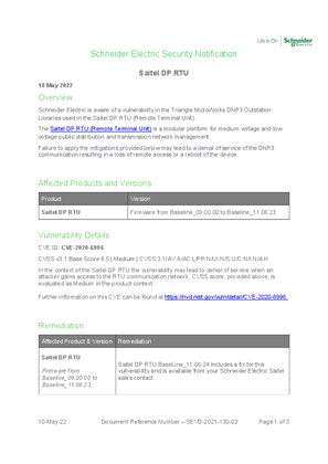 Security Notification - Saitel DP RTU Security and Safety Notice ...