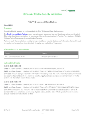 SEVD-2025-098-02 Trio™ Q Licensed Data Radios Security Notification ...