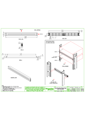 AR8136BLK - 1U, 19-Inch Black ModularToolless Airflow Management ...