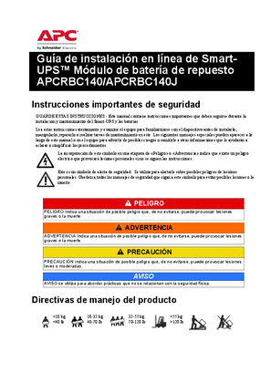 Batería de reemplazo en línea Smart-UPS APCRBC140/APCRBC140J ...