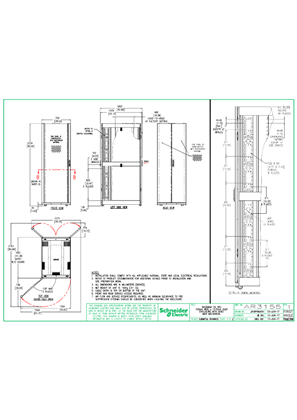 AR3155 - NetShelter SX, 45U, 750mm Wide x 1070mm Deep Enclosure with ...