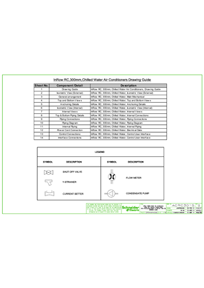 ACRC301S - InRow RC, 300mm, Chilled Water,100-240V, 50/60Hz - ST Schéma ...