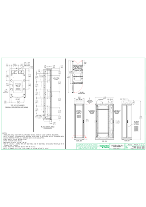AR2145BLK - Netshelter VX Seismic 42U Enclosure wo sides Technical ...