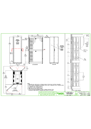 AR3357 - NetShelter SX, 48U, 750mm Wide x 12000mm Deep Enclosure with ...