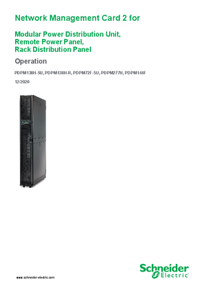 Network Management Card 2 for Modular Power Distribution Unit, Remote ...