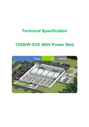 1250kW 400V Prefabricated Power Skid featuring Galaxy VX Technical ...