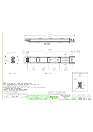 PB4A400A - iBusway for Data Center System,straight length & Accessories,400A,600V Technical ...