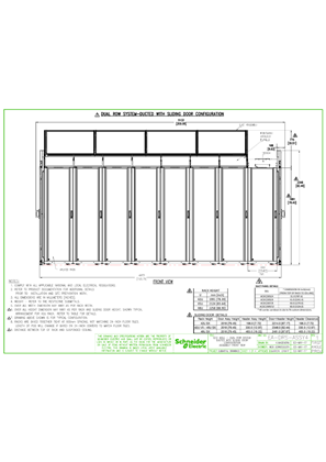 EA-DRS-ASSY4 - Eco-Aisle, Dual Row System Assembly, Rack, Ducted with ...