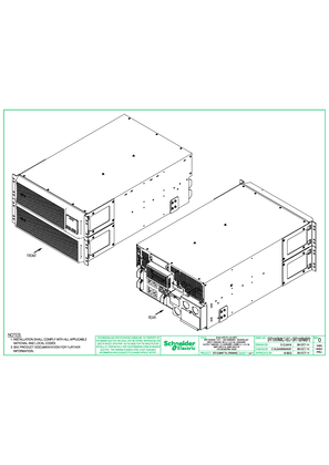 SRT10KRMXLT-IEC+SRT192RMBP2 - APC Smart-UPS SRT 10000VA Rack Mount 208V ...