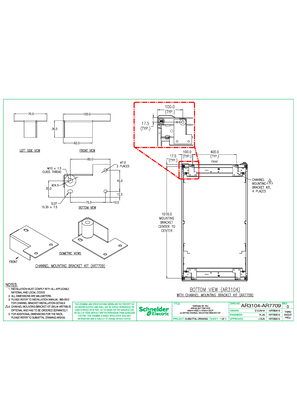 AR3104-AR7709 - NetShelter SX, 24U, Bottom View with AR7709 for JAPAN ...