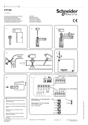 STP300 Immersion Temperature Sensors - Installation Instructions ...