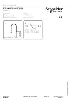 STX120/140 Immersion Temperature Sensors - Installation Instructions ...