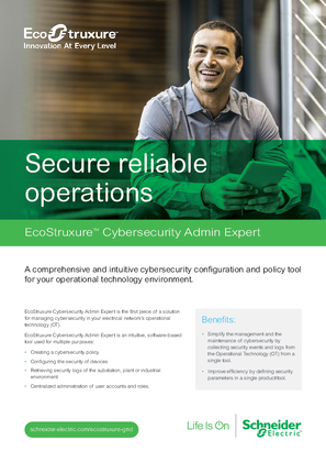 Secure reliable operations | Schneider Electric