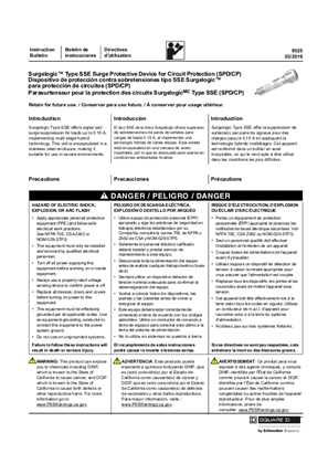 SurgeLogic Type SSE Surge Protective Device for Circuit Protection ...